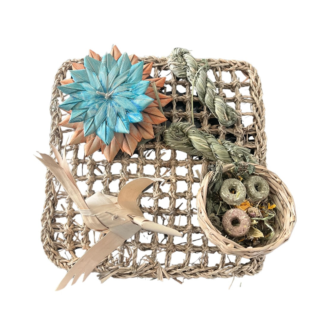 Busy Bird Mat Foraging and Enrichment for Small Pets – Binky Factory